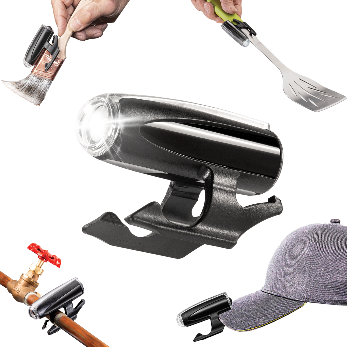 HANDY-LITE Handsfree LED Clip on flashlight/ Nightlight/ Safety light